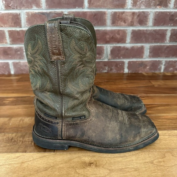 Justin Boots | Shoes | Justin Boots Mens Us 1 D Steel Toe Met Guard ...